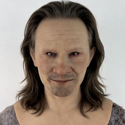 China Hyper-Realistic Male Silicone Full Head Mask with Handcrafted Facial Details, Natural Skin Texture and Comfortable Fit for Cosplay, Film Makeup, Stage Performance, Costume Events for sale
