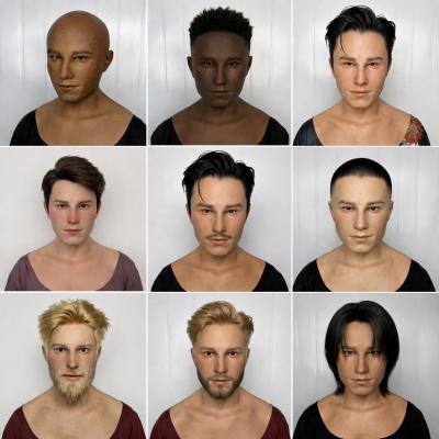 China Ultra-Realistic Male Silicone Mask - Professional Grade Hyper-Realistic FX Face Mask for Cosplay, Film, and Realistic Human Transformation Headwear for sale