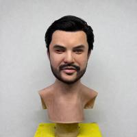 China Professional Ultra-Realistic Male Silicone Full Head Mask with Handcrafted Lifelike Facial Details, Natural Skin Texture and Comfortable Fit for Film, Theatre, Stage Performance for sale