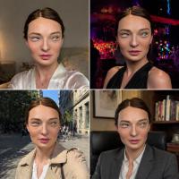 China Exquisite Ultra-Realistic Female Silicone Mask – Professional Grade Hand-Sculpted Facial Prosthetic with Lifelike Skin Texture and Natural Hairline for Artistic Expression for sale