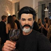 China Hyper-Realistic Male Silicone Mask with Hand-Punched Hair and Beard - Professional Medical Grade Lifelike Head Mask for Art Display, Cosplay, and Ultra-Realistic Disguise Solutions for sale