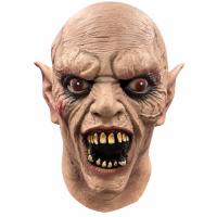 China Realistic Horror Full-Face Latex Mask with Sharp Teeth, Lifelike Textures, Open Mouth Expression, Perfect for Halloween, Cosplay, Costume Events, and Themed Parties for sale