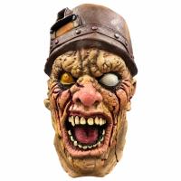 China Realistic Horror Warrior Full-Face Latex Mask with Lifelike Textures, Open Mouth, and Scars for Halloween, Cosplay, and Themed Events for sale