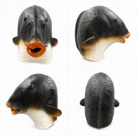 China Realistic Grass Carp Latex Full Head Mask, Fish Character Costume with Scaled Texture, Orange Lips, Side Fin Detail and Full Head Design for Halloween Party Cosplay Photo Video Props for sale