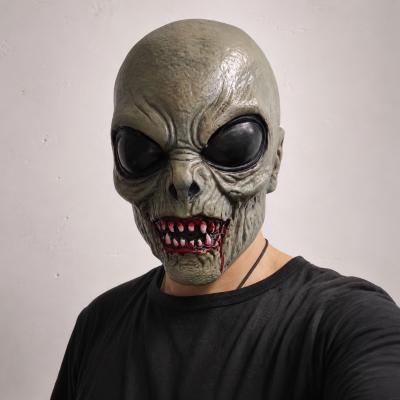 China Realistic Skull Latex Mask, Scary Alien Monster Full Face Mask for Adults, Halloween Horror Costume Mask, Creepy Zombie Cosplay Mask for Party, Haunted House, Stage Performance for sale