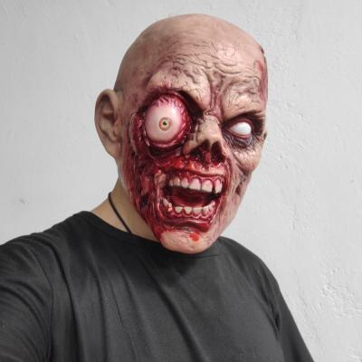 China Realistic Skull Latex Mask, Scary Alien Monster Full Face Mask for Adults, Halloween Horror Costume Mask, Creepy Zombie Cosplay Mask for Party, Haunted House, Stage Performance for sale