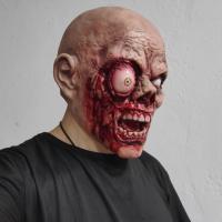 China Realistic Skull Latex Mask, Scary Alien Monster Full Face Mask for Adults, Halloween Horror Costume Mask, Creepy Zombie Cosplay Mask for Party, Haunted House, Stage Performance for sale