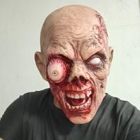 China Realistic Skull Latex Mask, Scary Alien Monster Full Face Mask for Adults, Halloween Horror Costume Mask, Creepy Zombie Cosplay Mask for Party, Haunted House, Stage Performance for sale