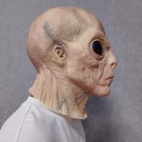 China Realistic Alien Latex Mask Manufacturer | Premium Full Face Horror Costume Mask for Halloween, Cosplay, Party Events and Wholesale Custom OEM Production for sale