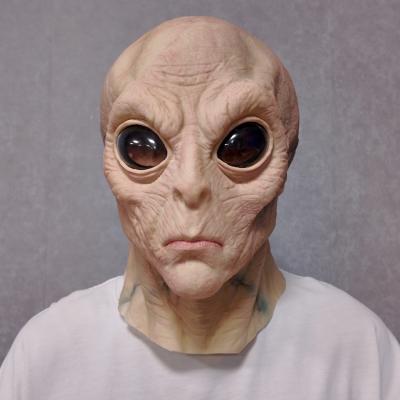 China Realistic Alien Latex Mask Manufacturer | Premium Full Face Horror Costume Mask for Halloween, Cosplay, Party Events and Wholesale Custom OEM Production for sale