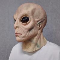 China Realistic Alien Latex Mask Manufacturer | Premium Full Face Horror Costume Mask for Halloween, Cosplay, Party Events and Wholesale Custom OEM Production for sale