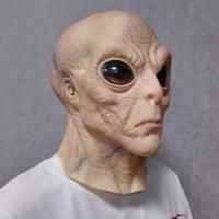 China Realistic Alien Latex Mask Manufacturer | Premium Full Face Horror Costume Mask for Halloween, Cosplay, Party Events and Wholesale Custom OEM Production for sale