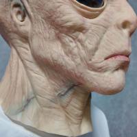 China Realistic Alien Latex Mask Manufacturer | Premium Full Face Horror Costume Mask for Halloween, Cosplay, Party Events and Wholesale Custom OEM Production for sale