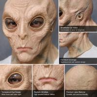 China Realistic Alien Latex Mask Manufacturer | Premium Full Face Horror Costume Mask for Halloween, Cosplay, Party Events and Wholesale Custom OEM Production for sale