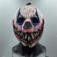 China Realistic Pumpkin Skull Latex Mask with Creepy Smile and Sharp Teeth, Full Face Halloween Horror Mask for Adults, Scary Cosplay Costume Prop, Haunted House Party Decoration, Perfect for Party for sale