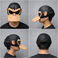 China Funny Monkey Latex Hat with Sunglasses Adjustable Mesh Cap Novelty Animal Headwear for Halloween Cosplay Costume Party Prank Festival Carnival Outdoor Events Adult Costume Accessory for sale