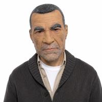 China Realistic Old Man Latex Mask, Full Head Elderly Grandpa Face Mask with Short Gray Hair and Beard, Detailed Wrinkles Skin Texture, Horror Costume Mask for Halloween, Cosplay, Party, Stage Performance for sale