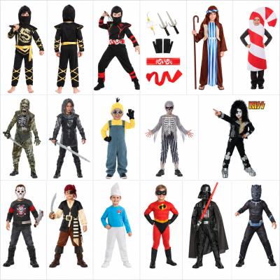 China Wholesale Kids Halloween Costumes Boys Ninja Pirate Skeleton Superhero Fantasy Warrior Cosplay Fancy Dress Party Outfits Children Role Play Costumes OEM ODM Manufacturer Supplier Patygr for sale
