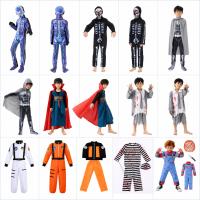 China Wholesale Boys Halloween Costumes Kids Skeleton Vampire Zombie Astronaut Horror Spooky Cosplay Fancy Dress Party Outfits Children Role Play Costume Sets OEM ODM Manufacturer Supplier Patygr for sale