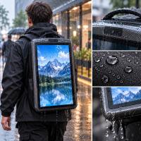 China 21.5 Inch Smart LED Screen Backpack Large HD Digital Display Advertising Backpack for Trade Shows Events Business Promotion Mobile Marketing Outdoor Advertising Custom Video Display Bag for sale