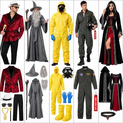 China Wholesale Adult Role Play Costumes, Wizard, Protective Suit, Aviator, Gothic Lady and Retro Party Outfit Sets, Custom OEM ODM Themed Fancy Dress Supplier with Low MOQ and Global Bulk Service by Patygr for sale