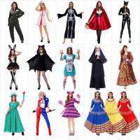 China Wholesale Women’s Role Play Costumes, Nurse, Skeleton, Hooded Cape, Feline, Nun and Vivid Folk Style Party Dresses Custom OEM ODM Halloween Fancy Dress Supplier with Low MOQ and Bulk Service by Patygr for sale