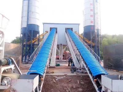 China HZS90 Automatic RMC Concrete Batching Plant 90m³/h Capacity with JS1500 Twin-Shaft Mixer for sale