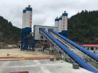 China Central Mix Concrete Batching Plant 120-300 CUM HZS180 with JS3000 Twin-Shaft Mixer for sale