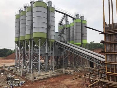 China Stationary Silo Readymix Cement Concrete Batching Plant with 180 m³/h Capacity and JS3000 Mixer for sale