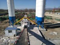 China Stationary Silo Readymix Cement Concrete Batching Plant with 180 m³/h Capacity and JS3000 Mixer for sale