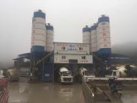 China HZS180 Stationary Full-Automatic Concrete Batching Plant with 180 m³/h Capacity and JS3000 Mixer for sale