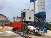 China HZS180 Stationary Concrete Batching Plant with 180m³/h Capacity and JS3000 Mixer for Large Construction Projects for sale