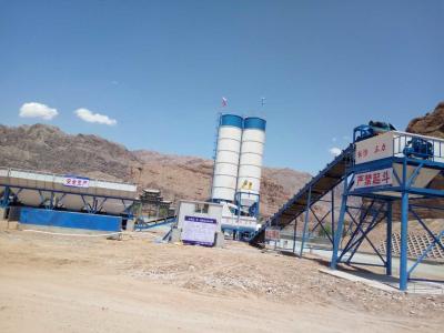 China HZS120 Concrete Batching Plant with 120m³/h Capacity and JS2000 Mixer for Building Construction for sale