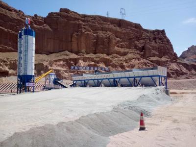 China HZS60 60m3/h Concrete Batching Plant Ready Mixed Cement with JS1000 Twin Shaft Mixer for sale