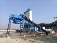 China HZS90 Concrete Batch Plant 90m3/h Productivity JS1500 Twin Shaft Mixer for sale