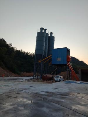 China HZS50 Stationary Full Automatic Wet Mix Concrete Batching Plant 60m3h JS1000 Mixer for sale