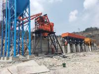 China HZS60 Stationary Concrete Batching Plant 60m³/h with JS1500 Mixer and PLC Control System for sale