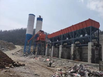 China HZS50 50m³/H Automatic Concrete Batching Plant with JS1000 Mixer and 70KW Capacity for sale