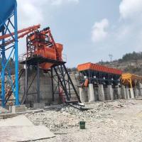 China HZS90 Concrete Batching Plant with 90m³/h Capacity and JS1500 Twin-Shaft Mixer for Construction Projects for sale