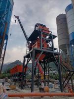 China HZS90 Concrete Batching Plant - 90 m³/h Capacity with 1500L Twin-Shaft Mixer and PLC Control System for sale