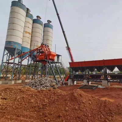 China HZS25 to 100 m³/h Ready Mixed Concrete Batching Plant with 90m³/h Capacity & PLC Control for Construction Projects for sale