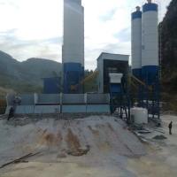 China HZS90 Central Concrete Mixing Plant with 90m³/h Capacity and JS1500 Twin-Shaft Mixer for sale