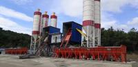 China HZS Series Concrete Batching Plant 35-100m³/h Capacity with 100t-200t Cement Silos and JS750-JS2000 Mixers for sale