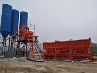 China HZS75 Concrete Mixing Plant 75m3/h Stationary Batching Plant with JS1500 Twin Shaft Mixer for sale