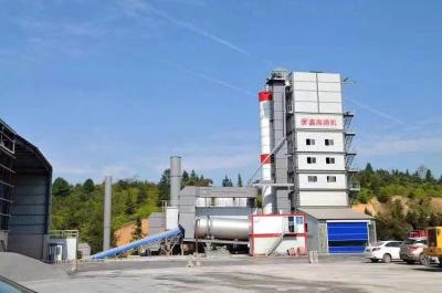 China LB Series Portable Asphalt Plant 80-160t/h Output with PLC Control System for Road Construction for sale