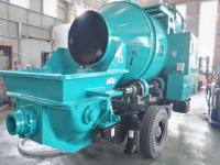 China Mobile Small RMC Concrete Pump Mortar Mixer with 25 m³/h Output and 6 MPa Pressure for Construction Sites for sale