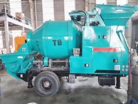 China Mobile Small RMC Concrete Pump Mortar Mixer with 25 m³/h Output and 6 MPa Pressure for Construction Sites for sale