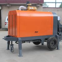 China HBT40 Mini Cement Mortar Concrete Pump with 35 m³/h Capacity and 8 MPa Pressure for Construction Sites for sale