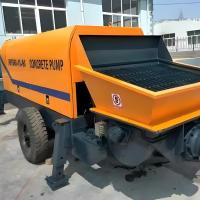 China Diesel Engine Portable Pumpcrete Trailer Concrete Pump Mini OEM for sale