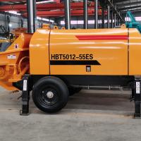 China Horizontal Mortar Small Stationary Concrete Pump Diesel Mini Machine for sale